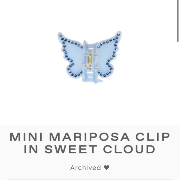 Emi Jay | Accessories | Emi Jay Mini Mariposa Clip In Sweet Cloudhair ...
